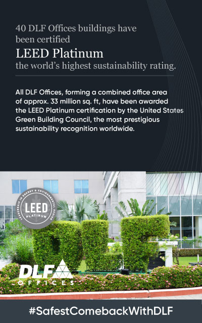 Corporate buildings spaces | Luxury Office floors - DLF India