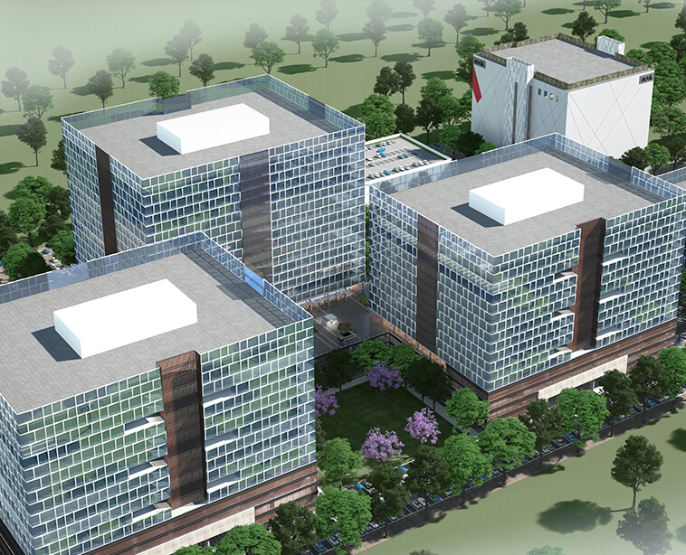 Corporate buildings spaces | Luxury Office floors - DLF India